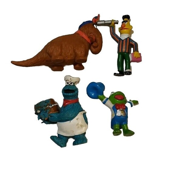 Toys | Vintage Applause Muppets Toy Lot Kermit Bert Cookie Monster ...